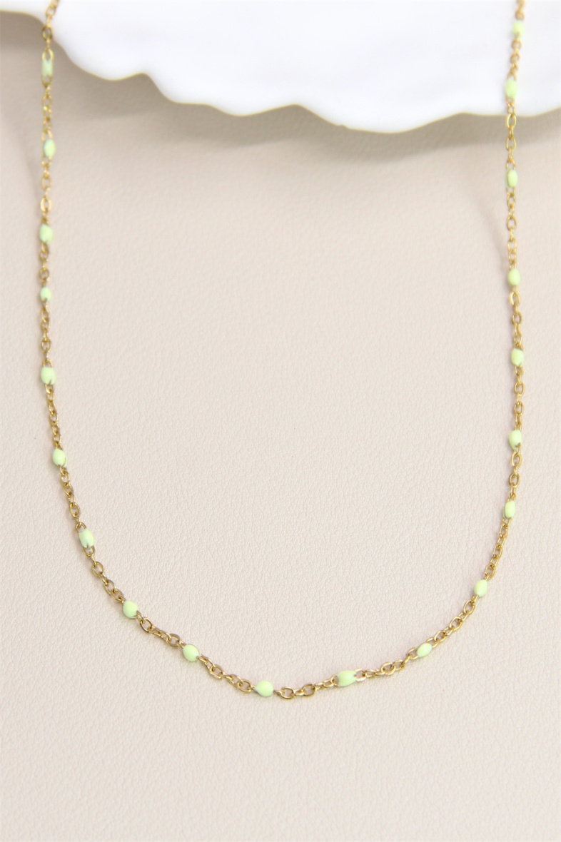 perle fine collier