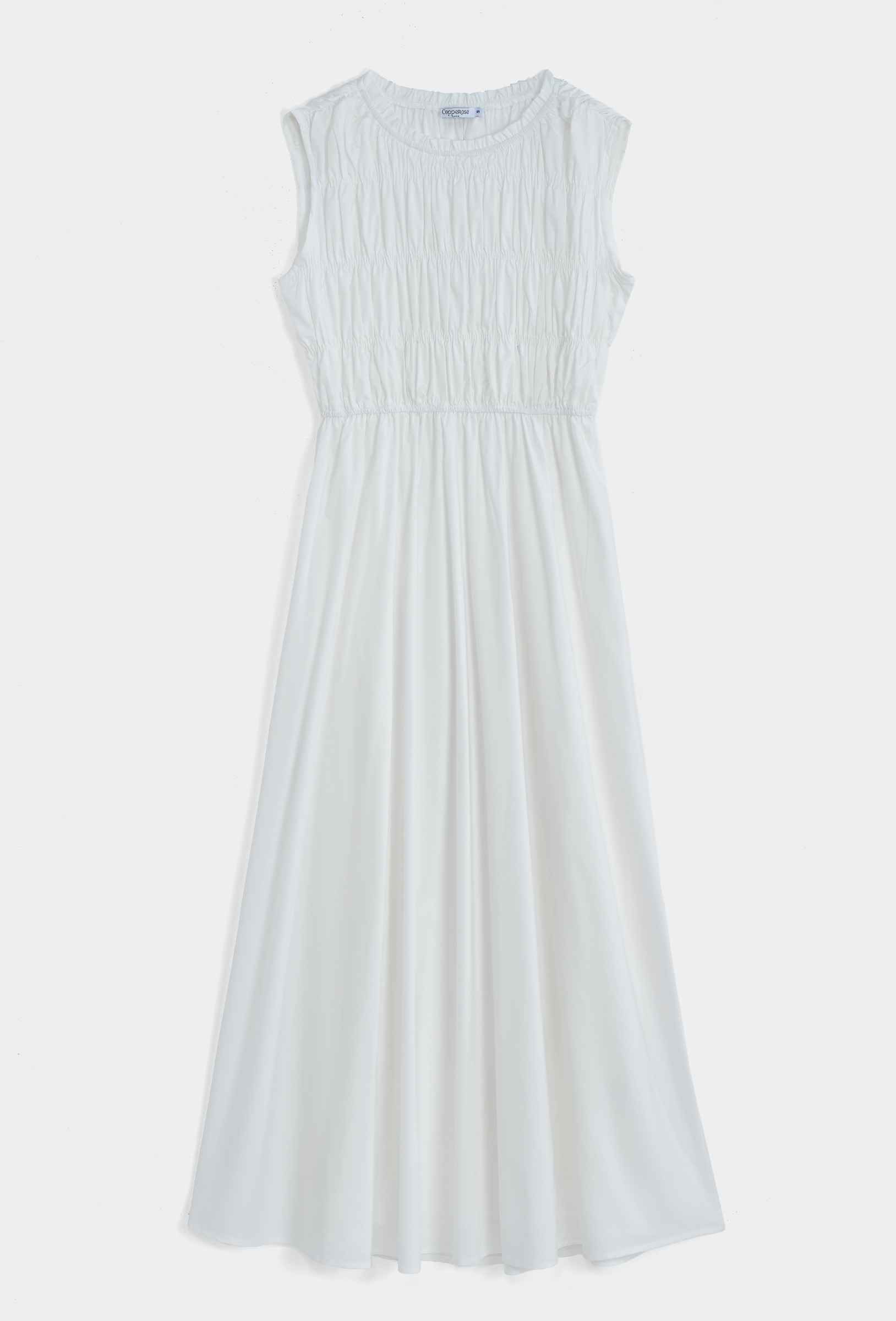 Long dress with smocked effect | Paris Fashion Shops