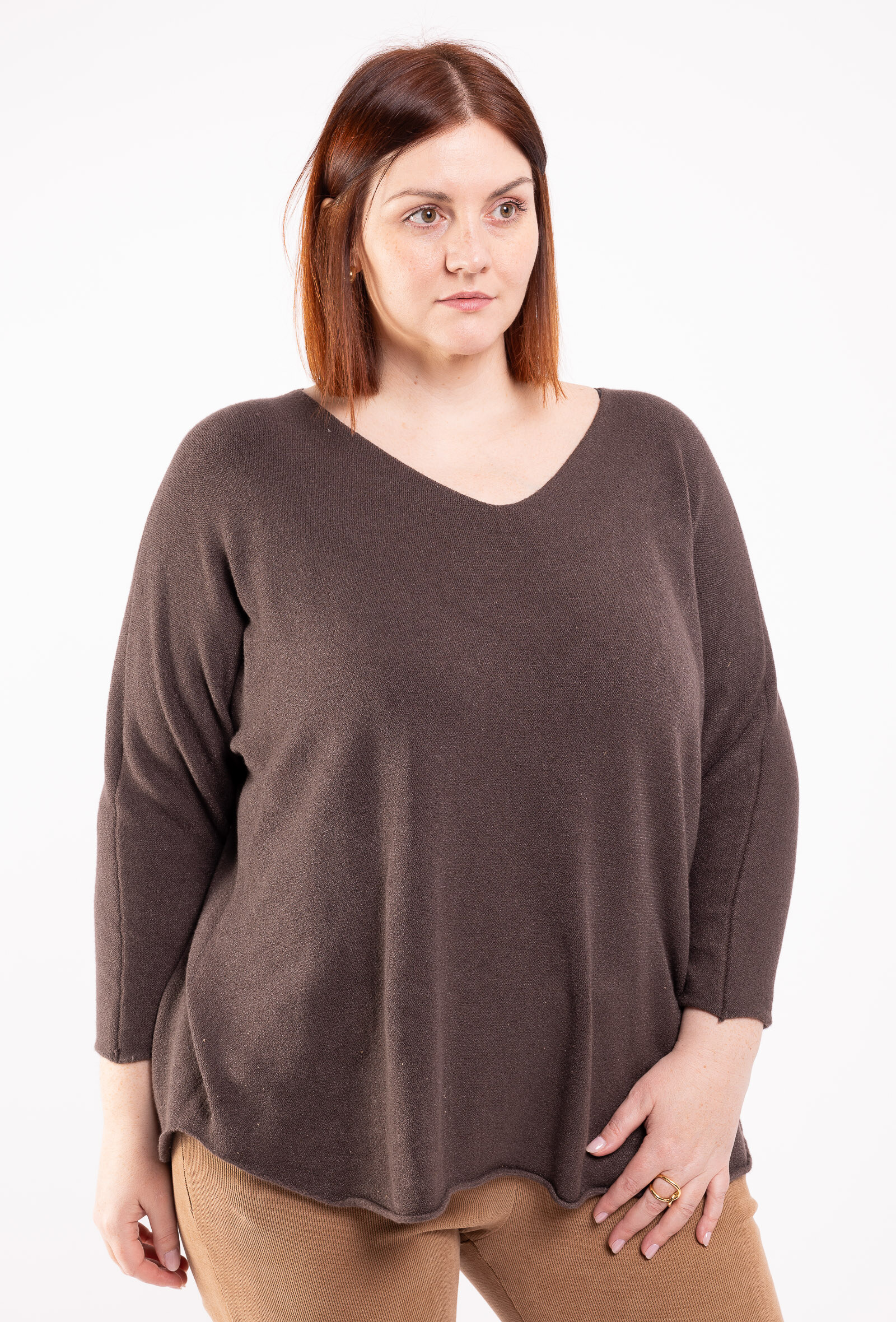 Pull extra large en maille stretch T40 à T56 | Paris Fashion Shops