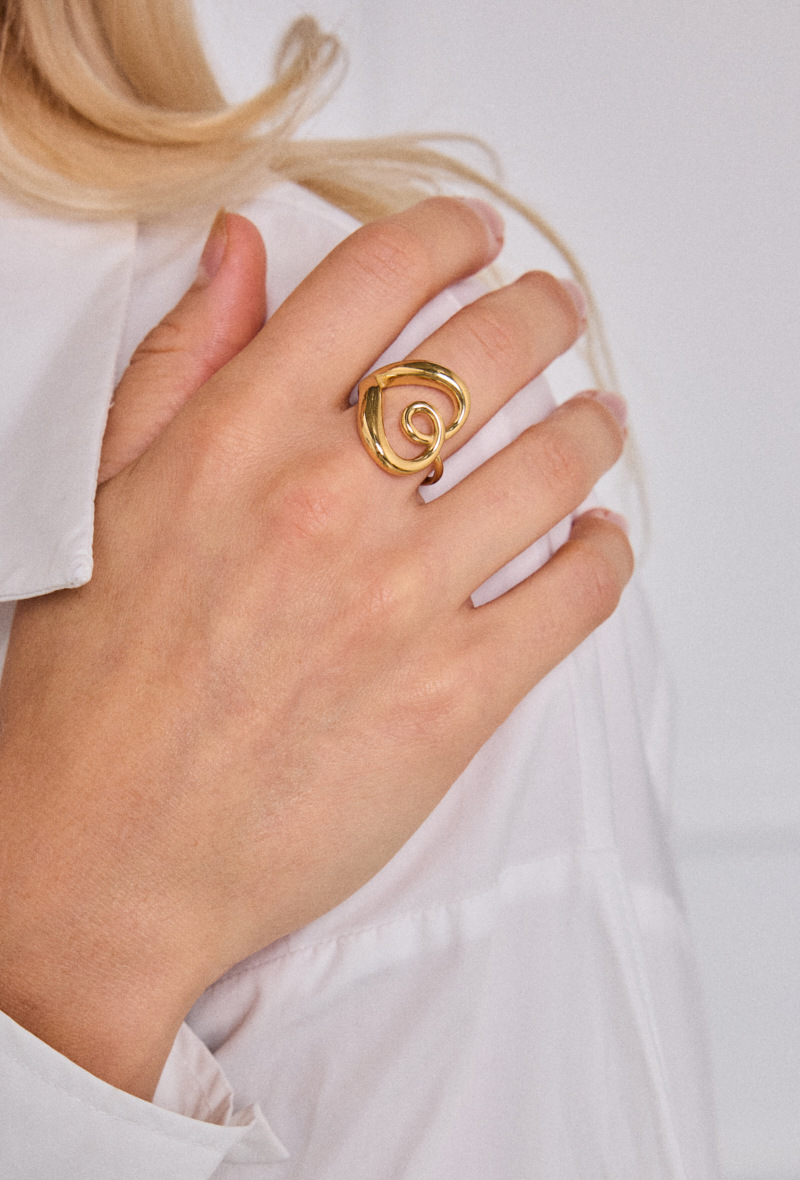 Bague en acier inoxydable | Paris Fashion Shops