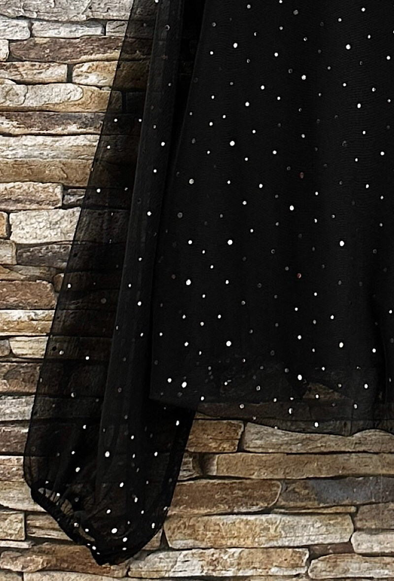 Haut KENDYL strass avec doublure en viscose | Paris Fashion Shops