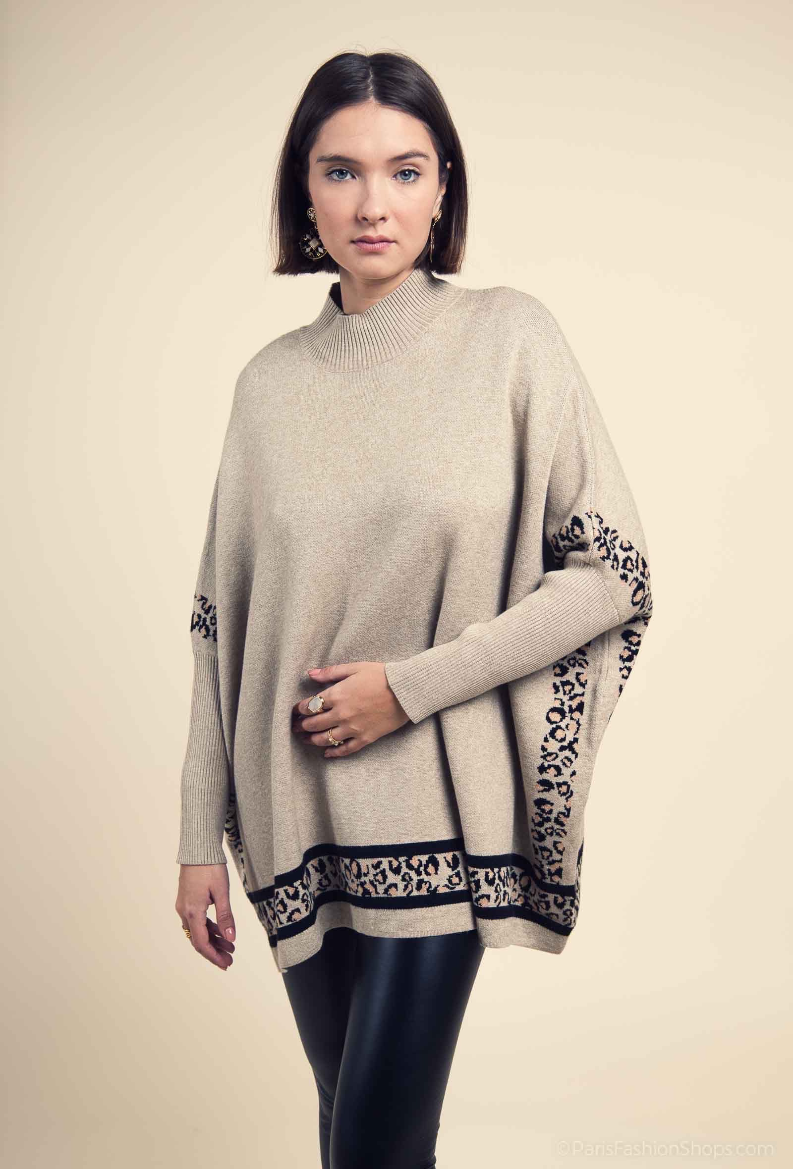 Chic Oversized Poncho | Paris Fashion Shops