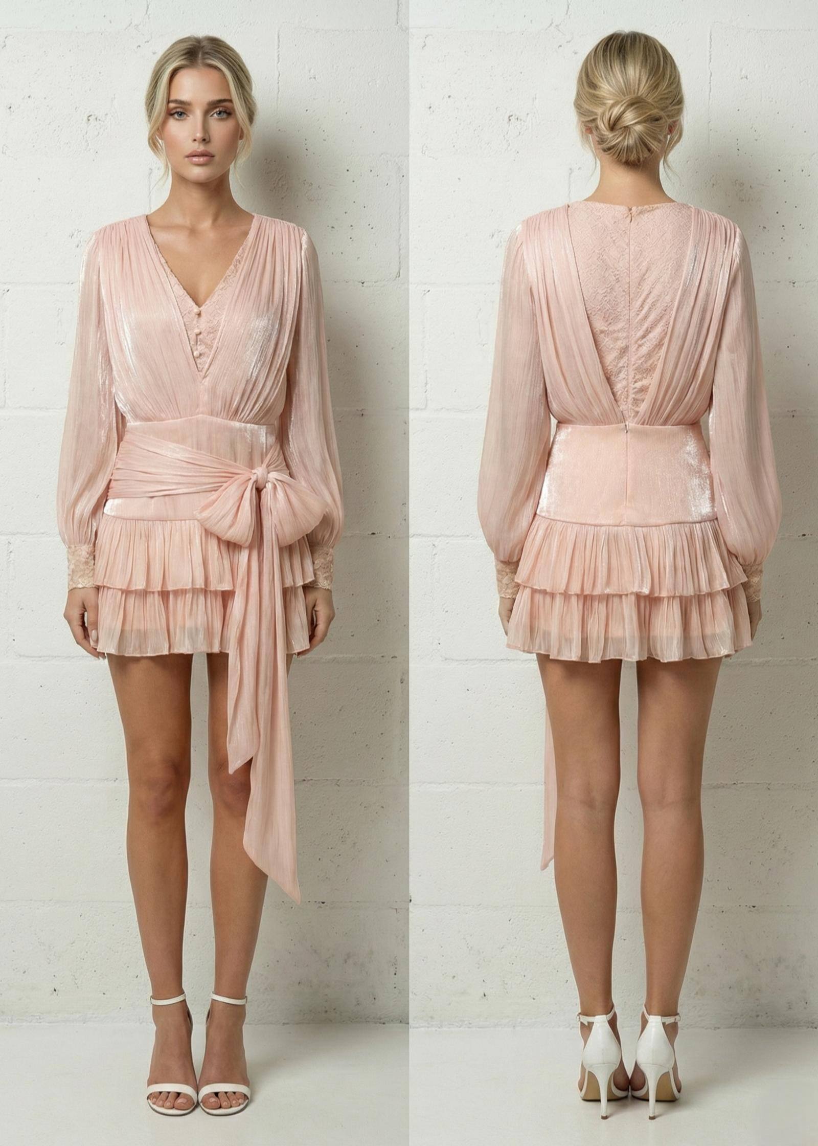 Nightfall Dress – Shimmering Black Veil & Dark Lace | Paris Fashion Shops