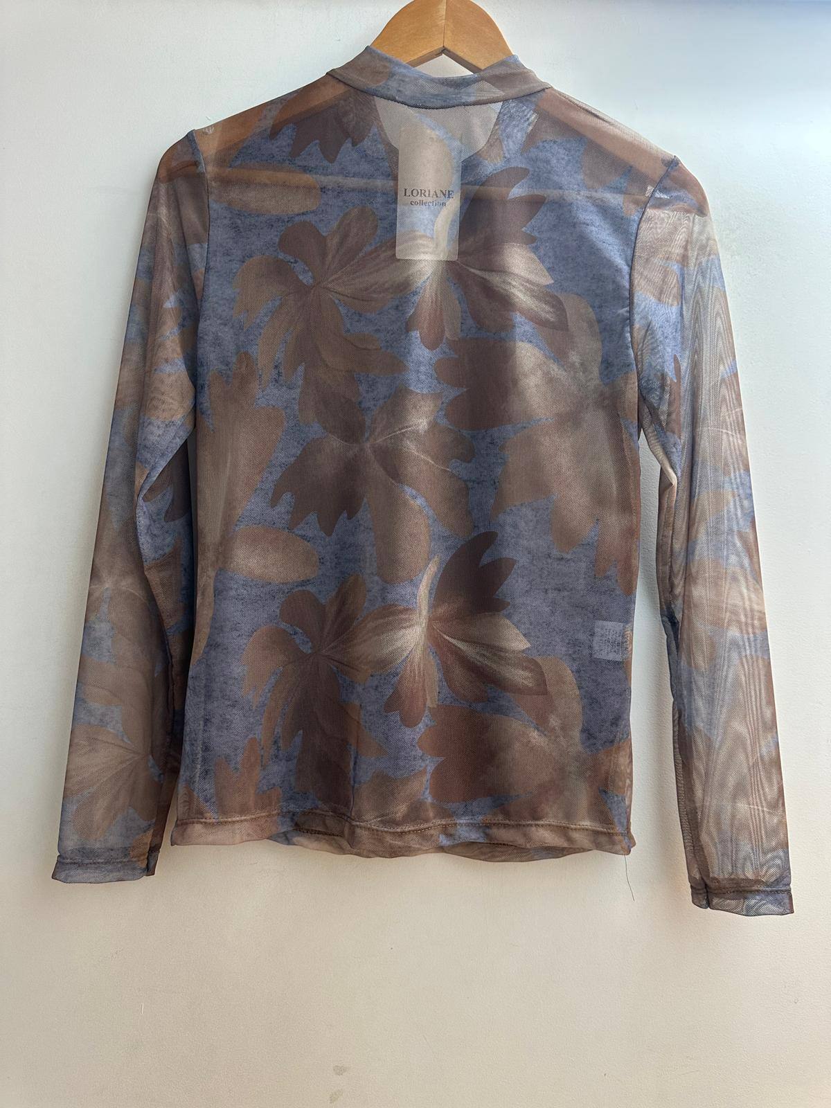 Printed mesh blouse | Paris Fashion Shops