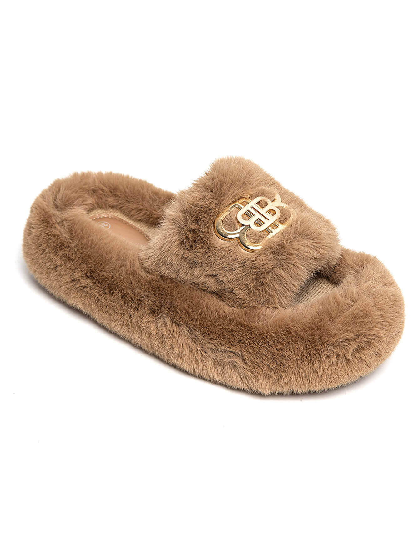 Women's faux fur comfort sole mules | Paris Fashion Shops