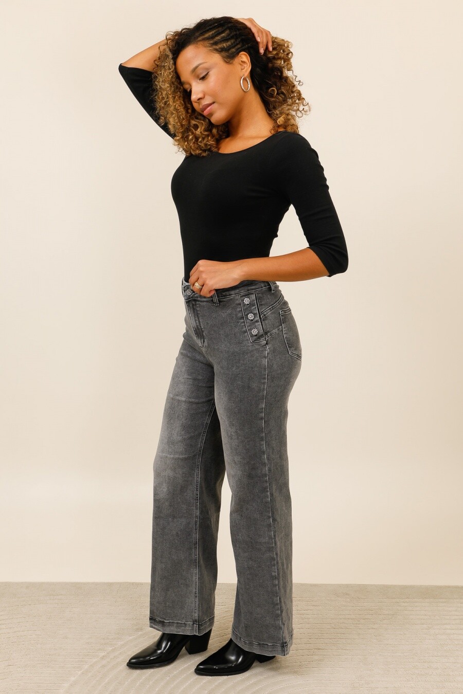 Graue Jeans | Paris Fashion Shops