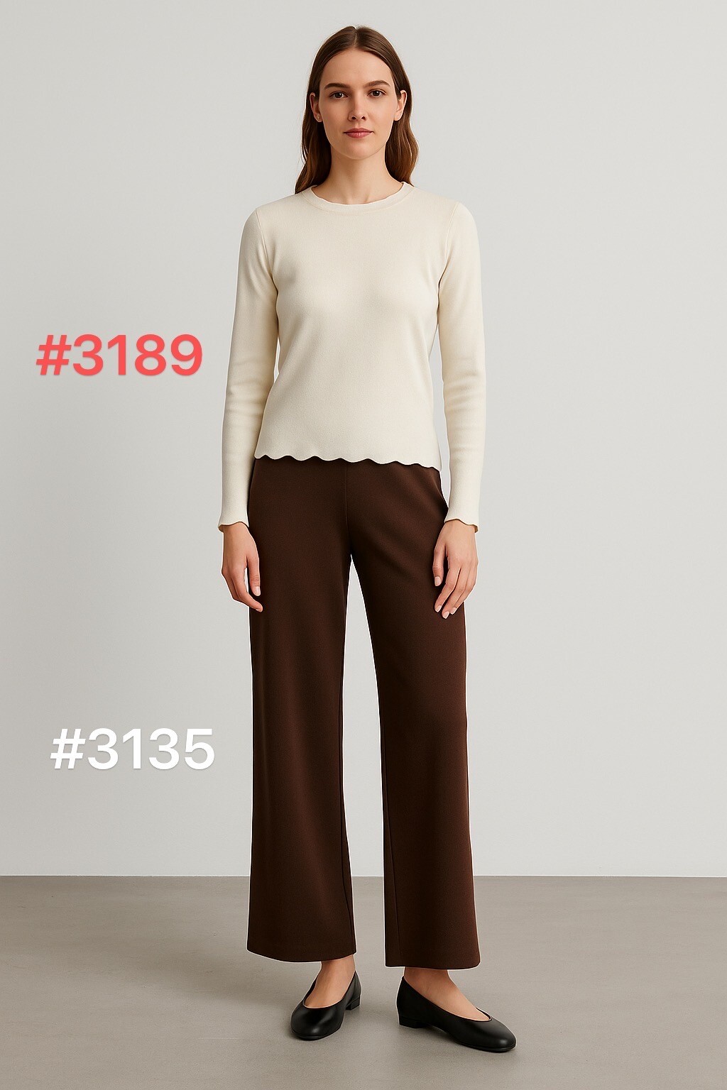 Fitted crew neck sweater | Paris Fashion Shops