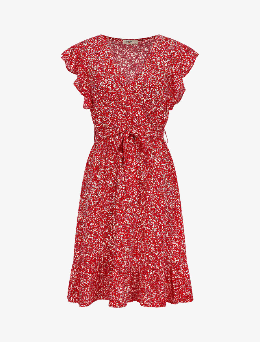 Flared Ruffle Dress | Paris Fashion Shops