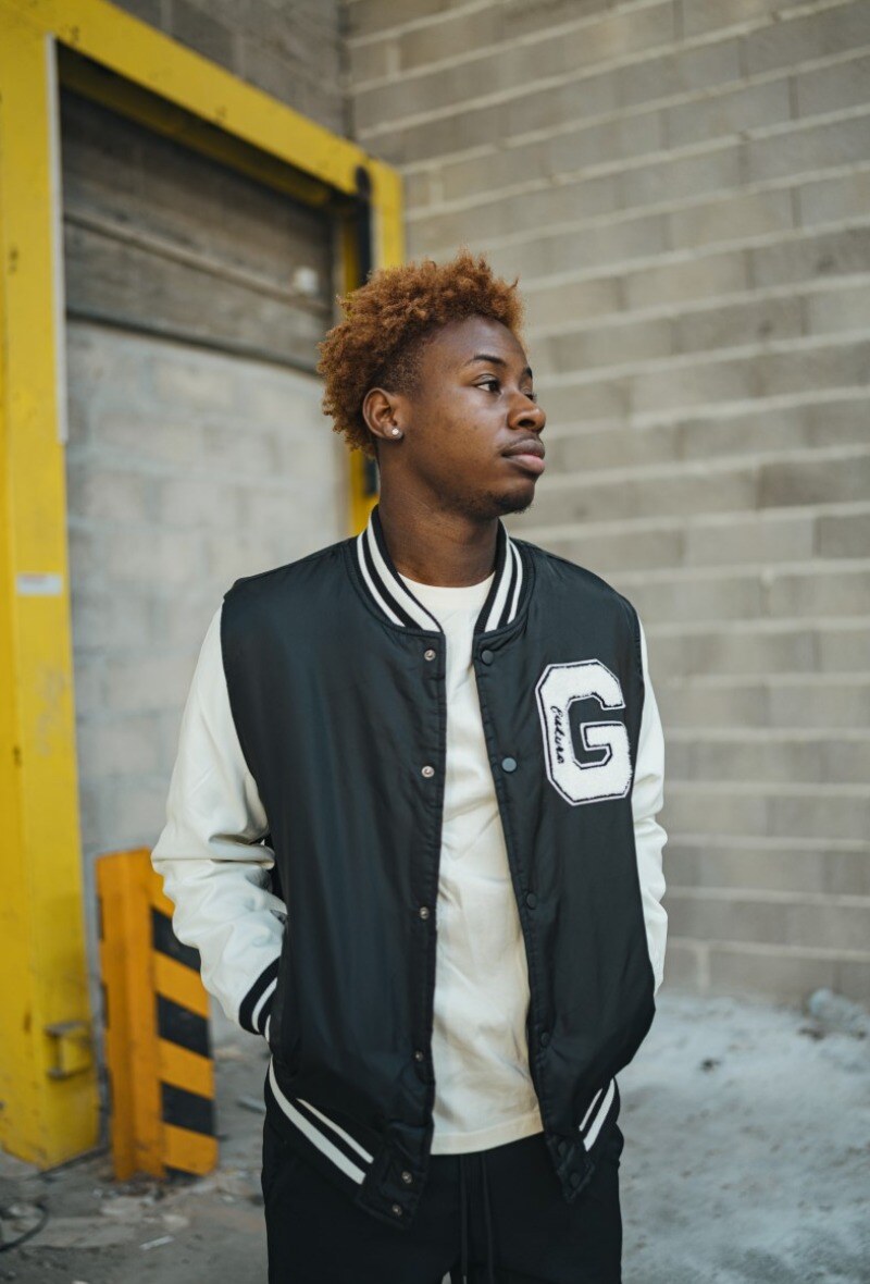 Veste teddy universitaire à lettre Frilivin | Paris Fashion Shops